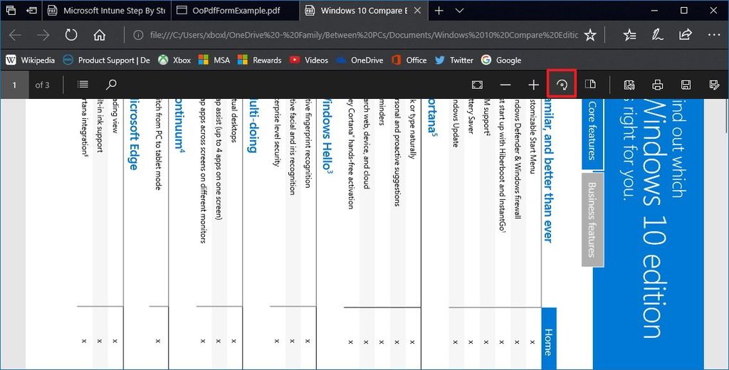 How to use Microsoft Edge as a PDF reader in the Windows 10 Fall ...