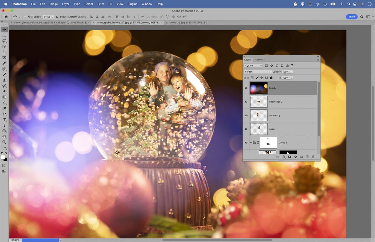 Create a fun snow globe composite in Photoshop this Christmas with ...