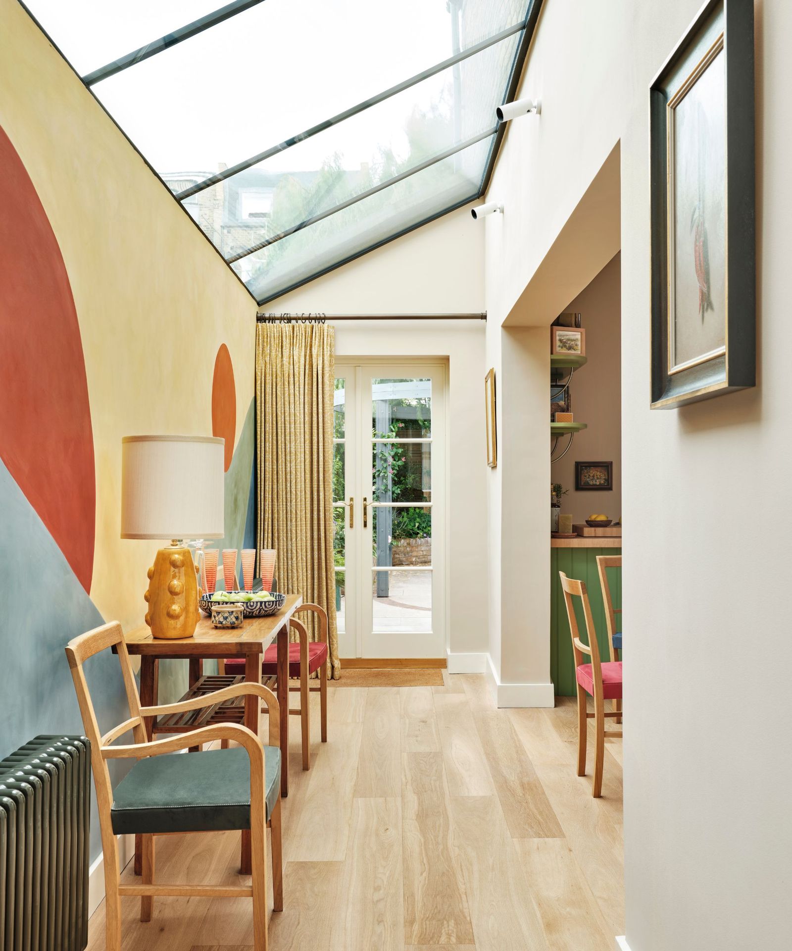 This inviting house is a masterclass in using bold color combinations ...