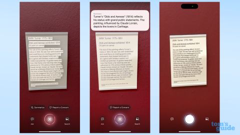 I took Apple Visual Intelligence to an art gallery to act as my tour ...