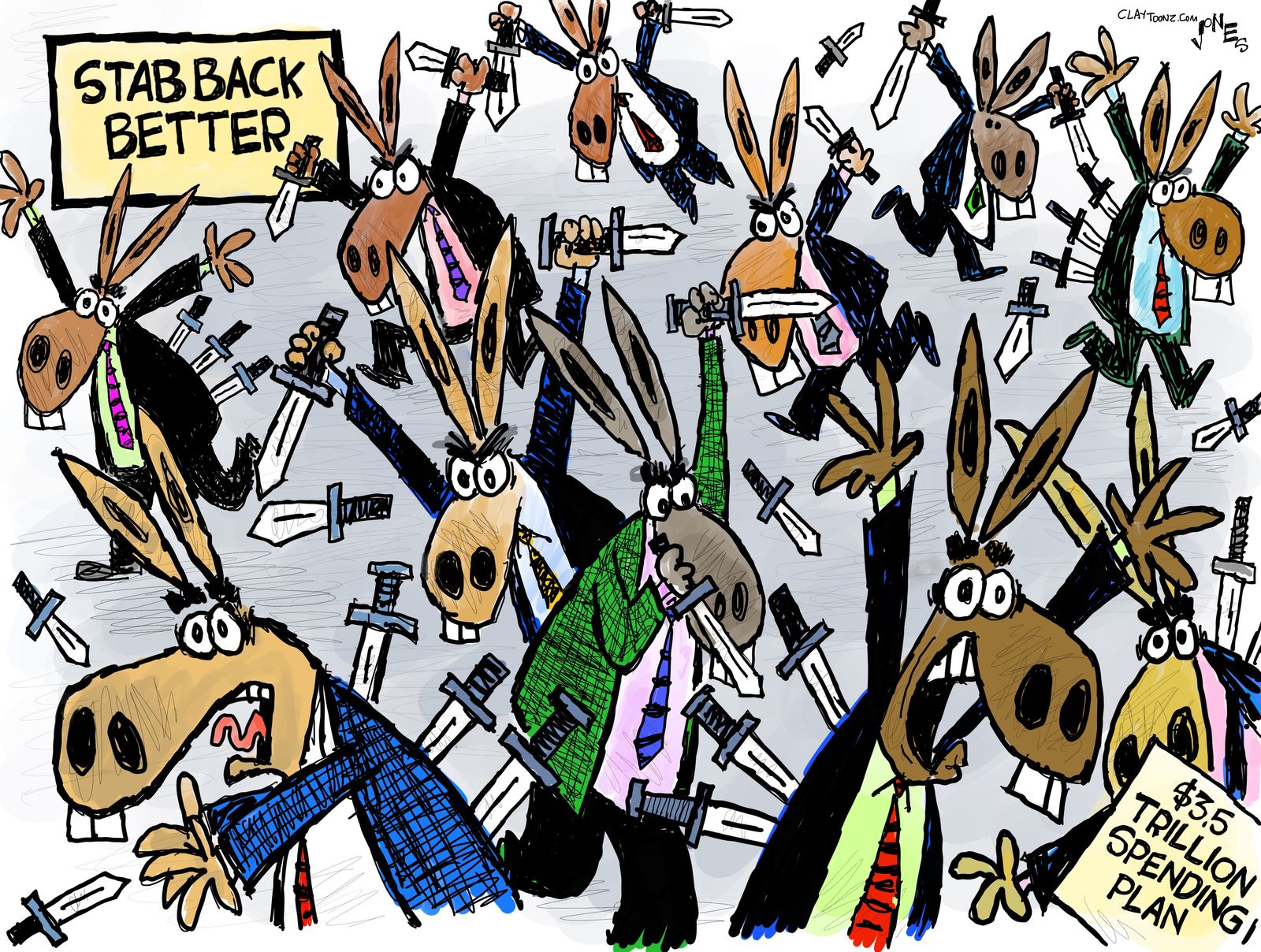 7 brutally funny cartoons about Democratic infighting | The Week