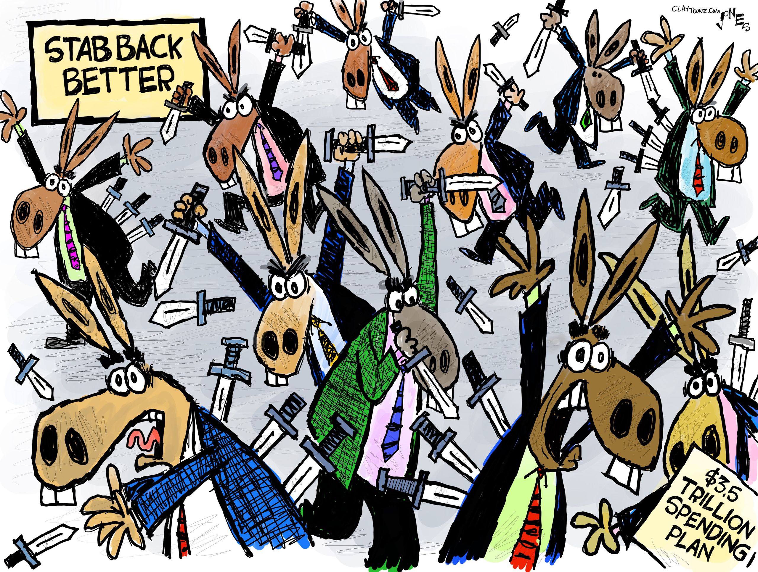 7 brutally funny cartoons about Democratic infighting | The Week