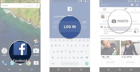 How to share a picture from your Android phone to Facebook | Android ...