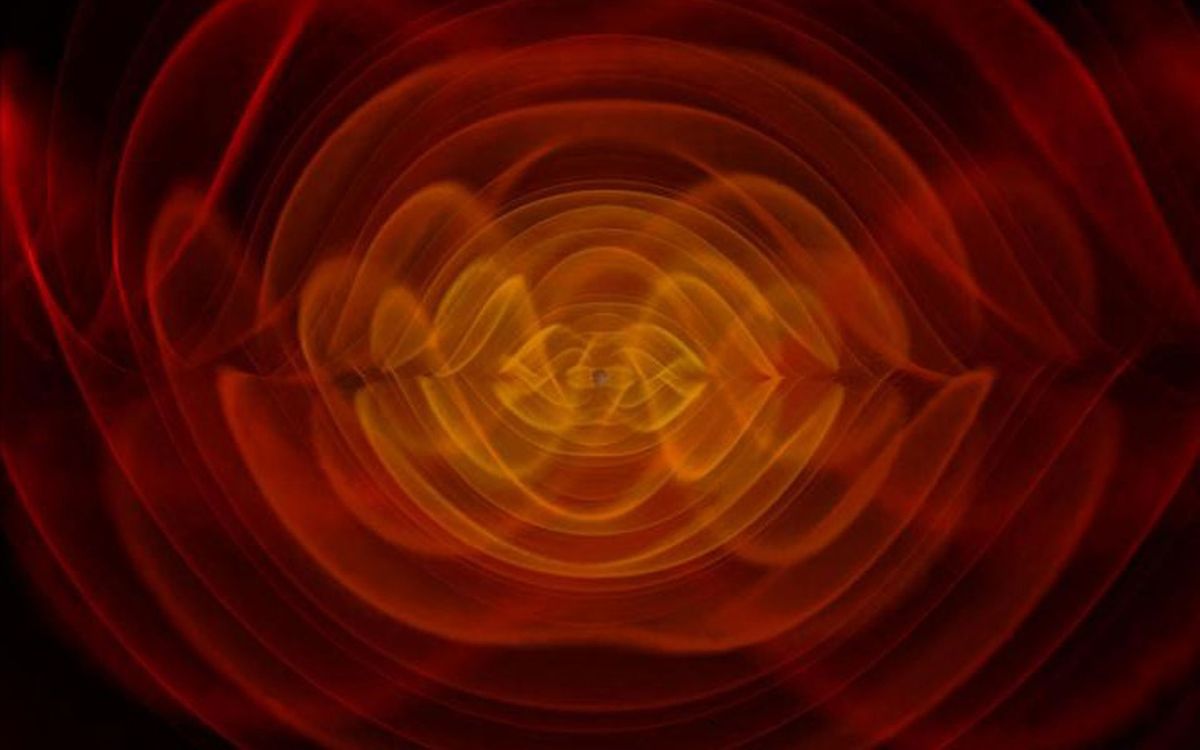 Gravitational Waves, If We Could See Them Wallpaper | Space Gravitational Waves, If We Could See Them Wallpaper | Space