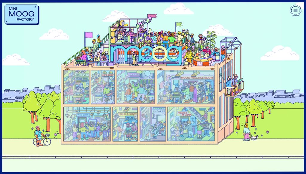 Celebrate Bob Moog’s birthday by playing a free online Minimoog stuffed ...