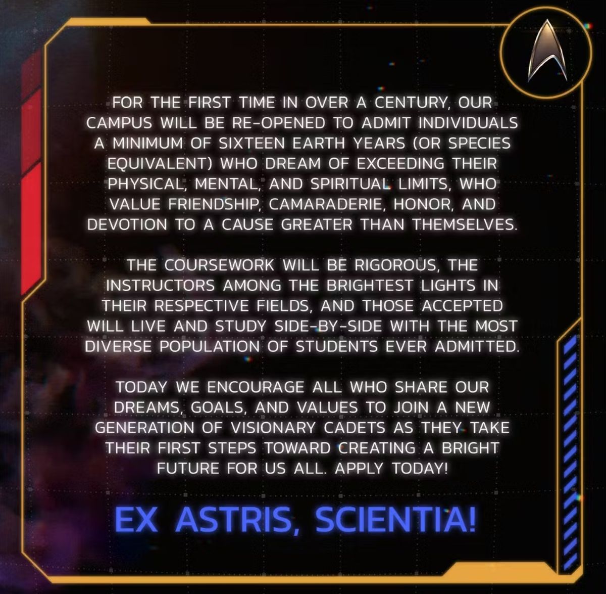 Everything We Know About 'Star Trek: Starfleet Academy' | Space