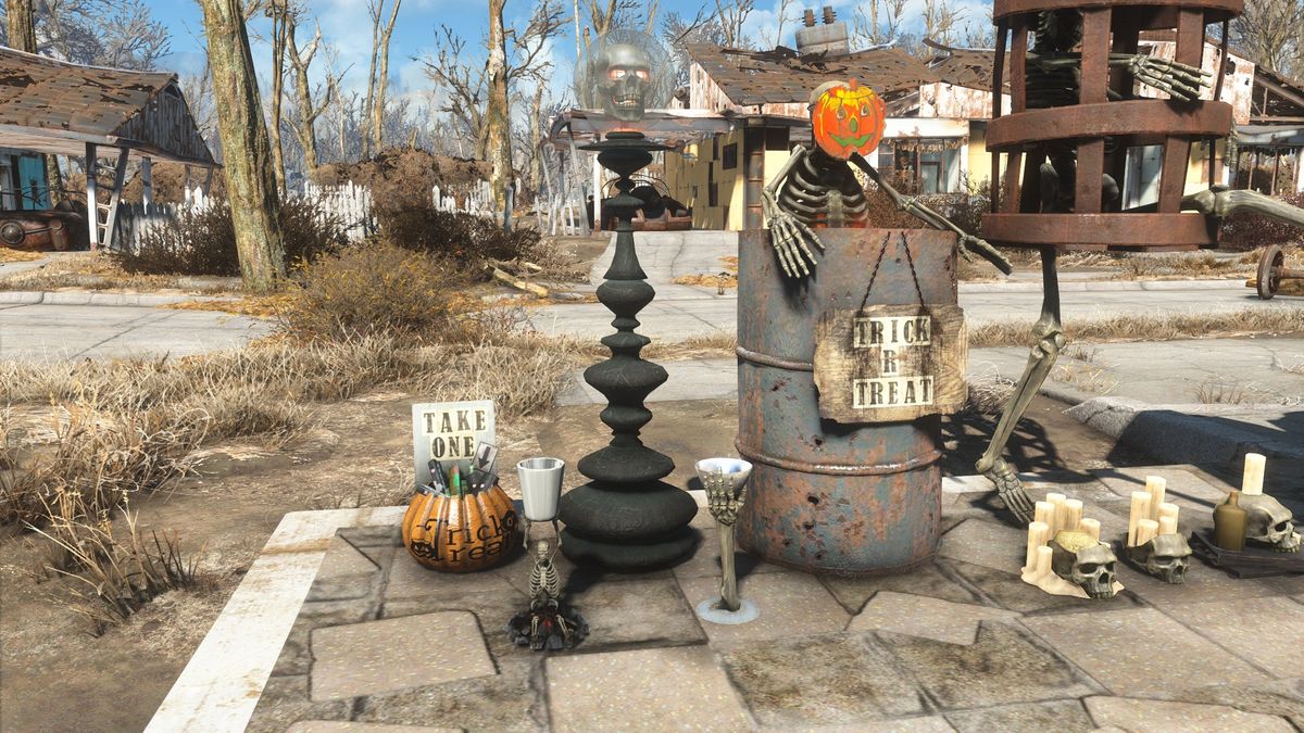 Get your Fallout 4 settlements ready for Halloween with this mod | PC Gamer