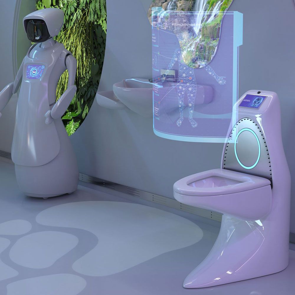 Eco-friendly loo that checks your health has been revealed | Ideal Home