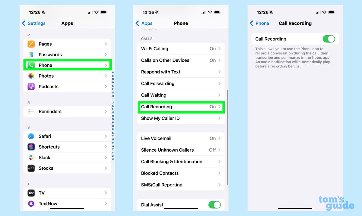 I tried Apple’s new call recording feature — and this iOS 18.1 addition was worth the wait | Tom ...