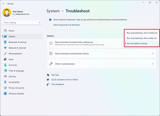 How to use the Troubleshoot feature to fix problems on Windows 11 ...