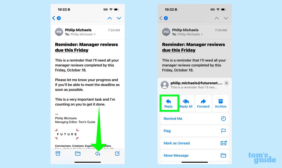 How to use Smart Replies in Mail using Apple Intelligence | Tom's Guide