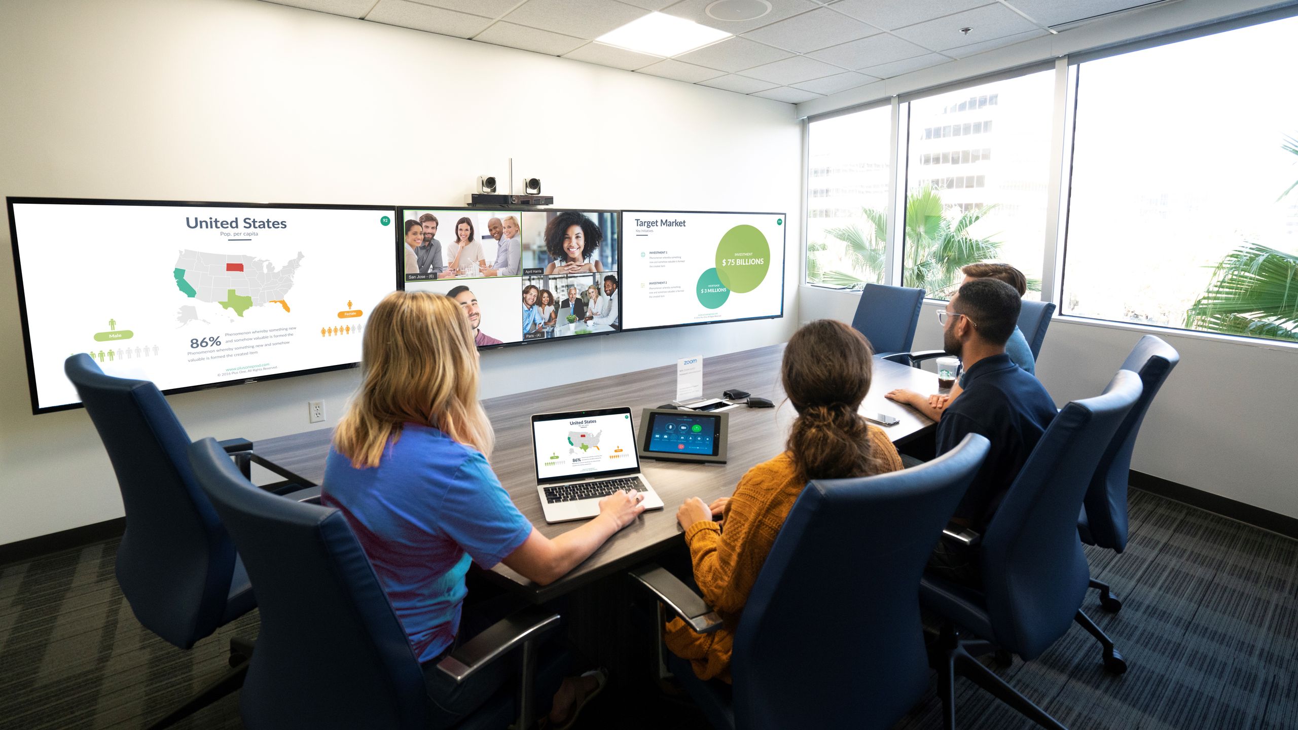 This monitor has been specially designed to help you ace Zoom calls ...
