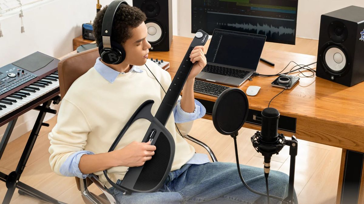 This stringless guitar is Guitar Hero in real life – and I low key love ...