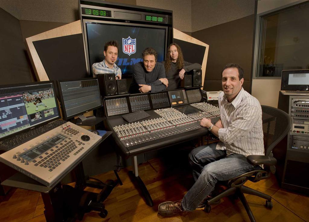 SSL C100 Digital Broadcast Consoles Scores With NFL Films | TV Tech