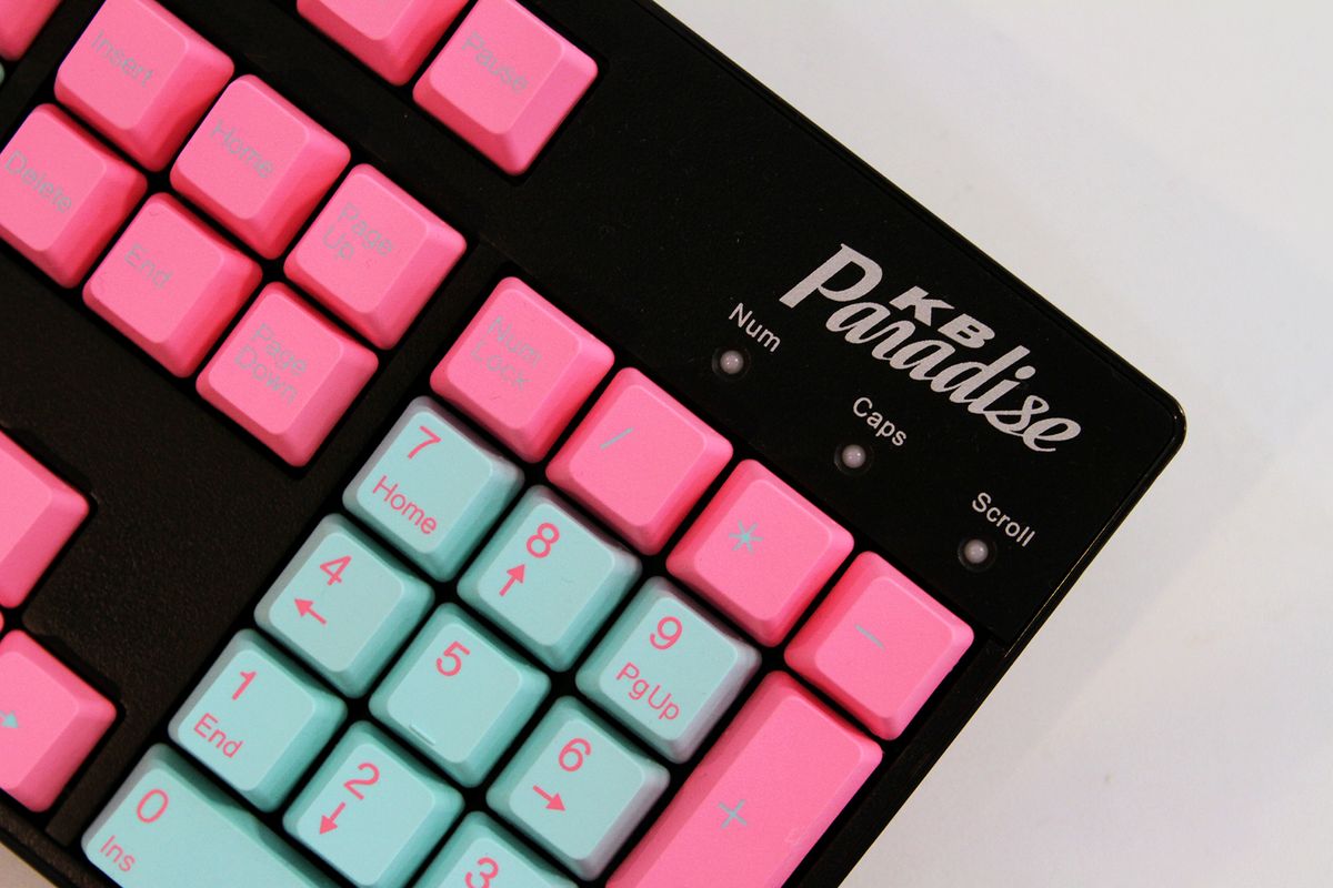 KBP Experiments With Keyboard Designs, Vintage Key Caps On V60, V80 And ...
