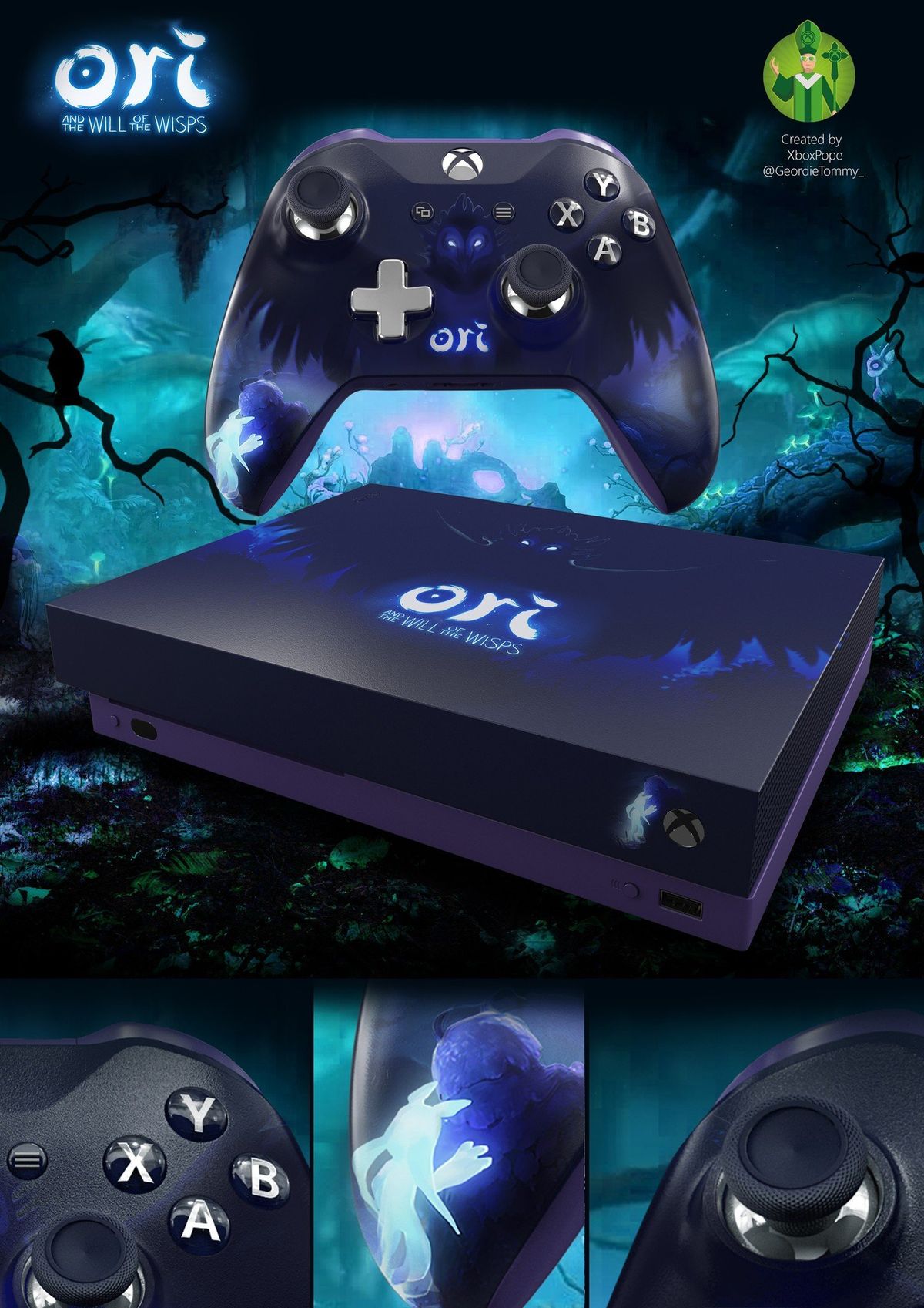 This fan-made Ori and the Blind Forest Xbox isn't real, but it should ...