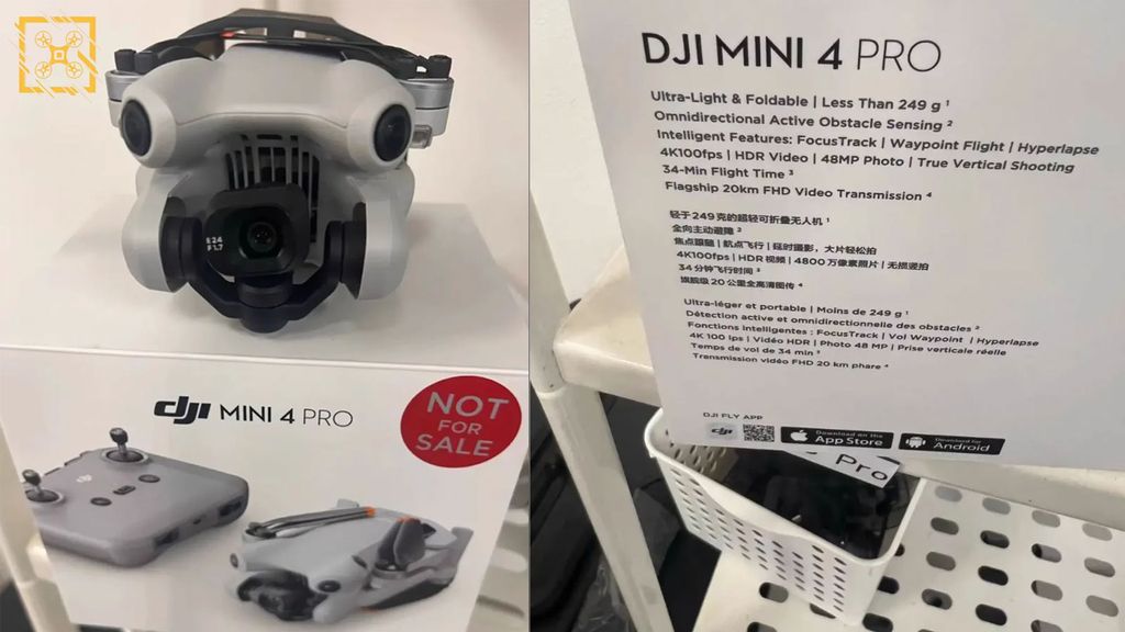 DJI Mini 4 Pro is taxiing for take-off, based on FCC database and ...