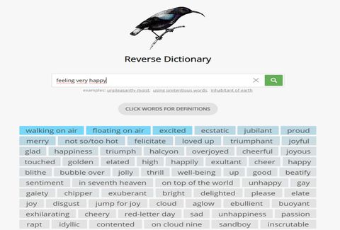 Reverse Dictionary | Tech & Learning