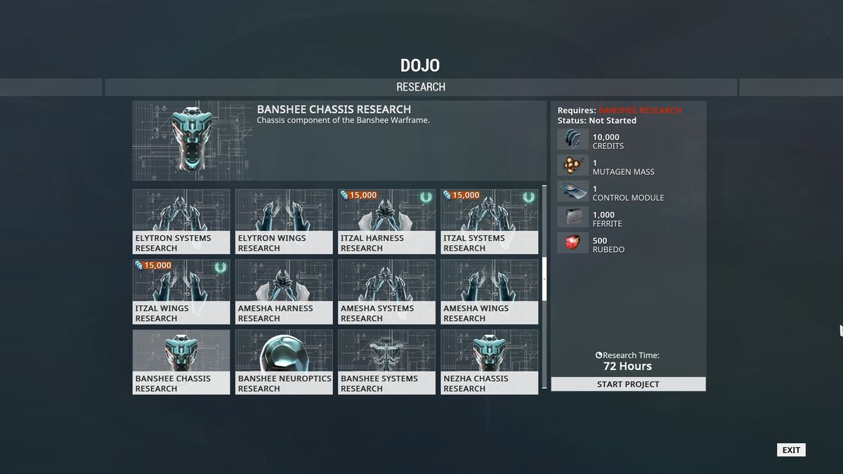 Warframe Crafting: Dojo Research - Warframe Crafting Guide - Page 3 ...
