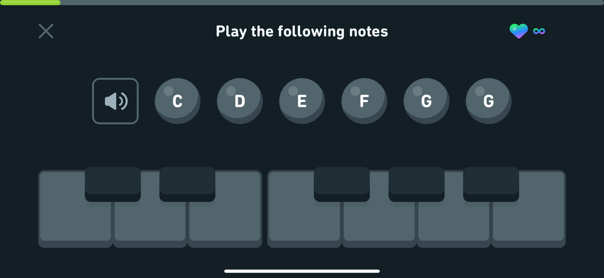 I’ve been using Duolingo music for 4 months alongside actual piano ...