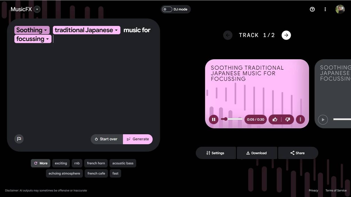 I've played with Google's Music FX DJ tool – and it's changed how I think about AI music tools ...
