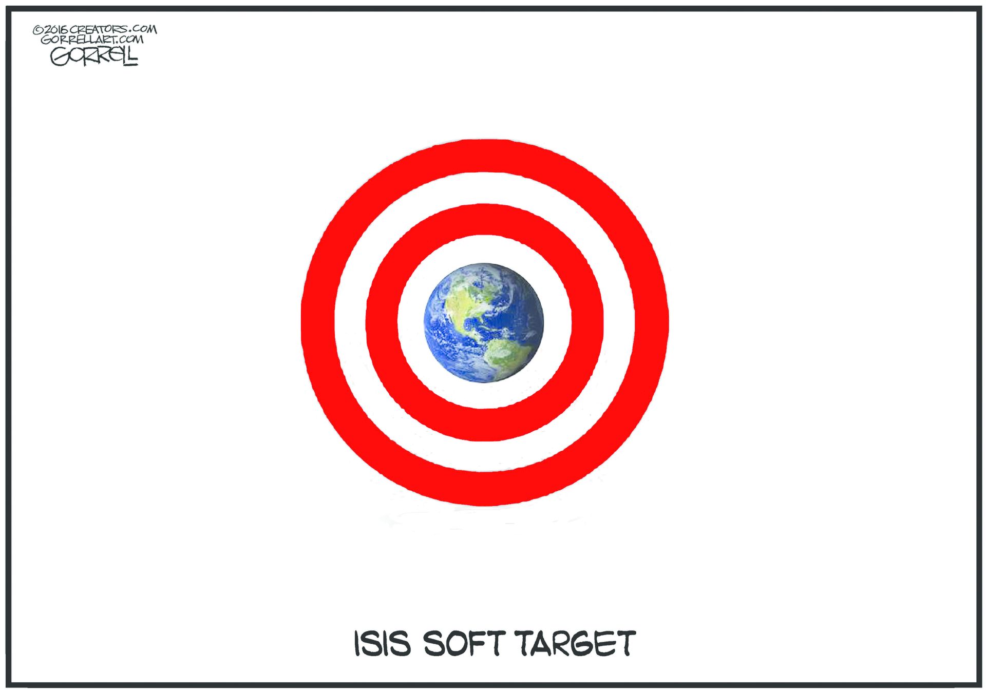 Editorial cartoon World ISIS target | The Week