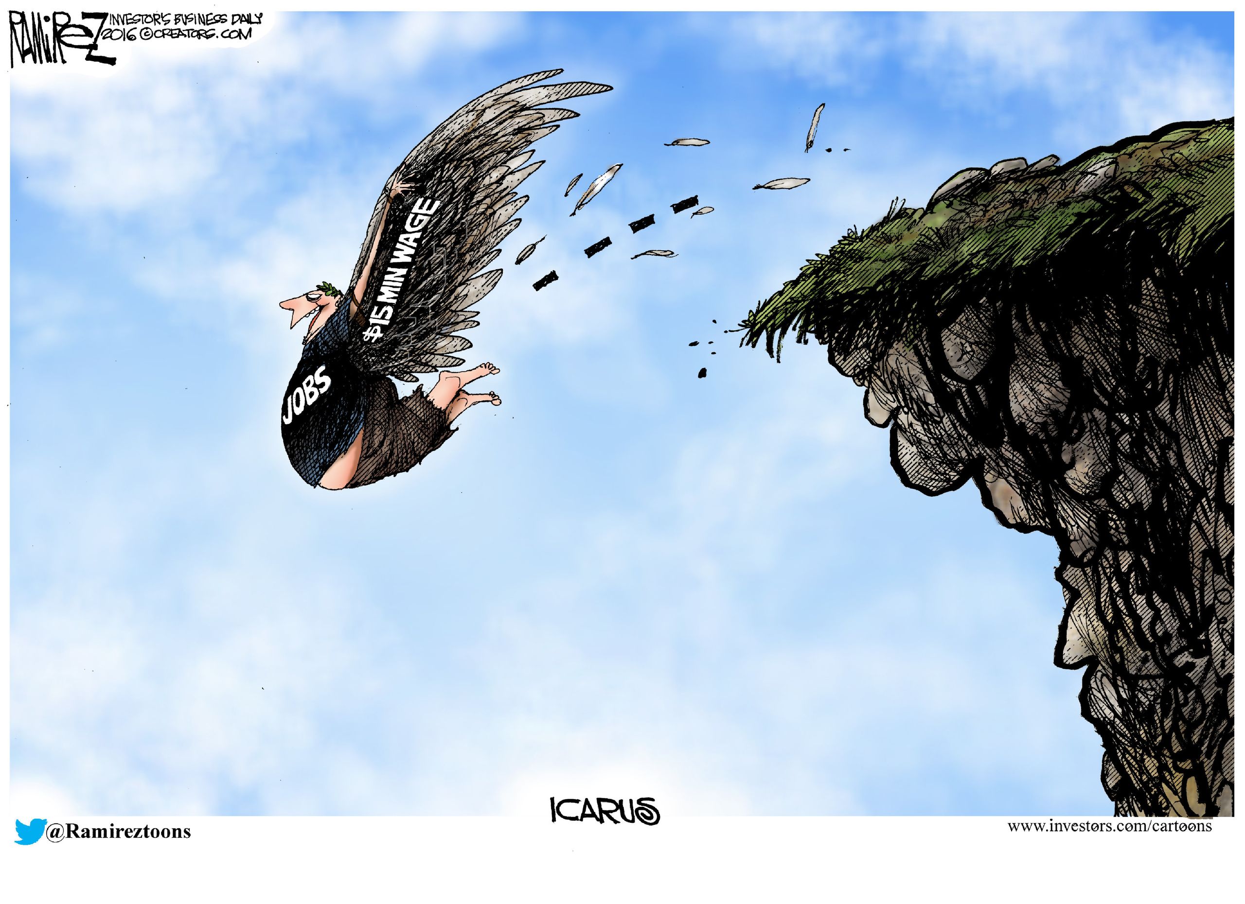 Editorial Cartoon U.S. 15 Minimum Wage 2016 | The Week