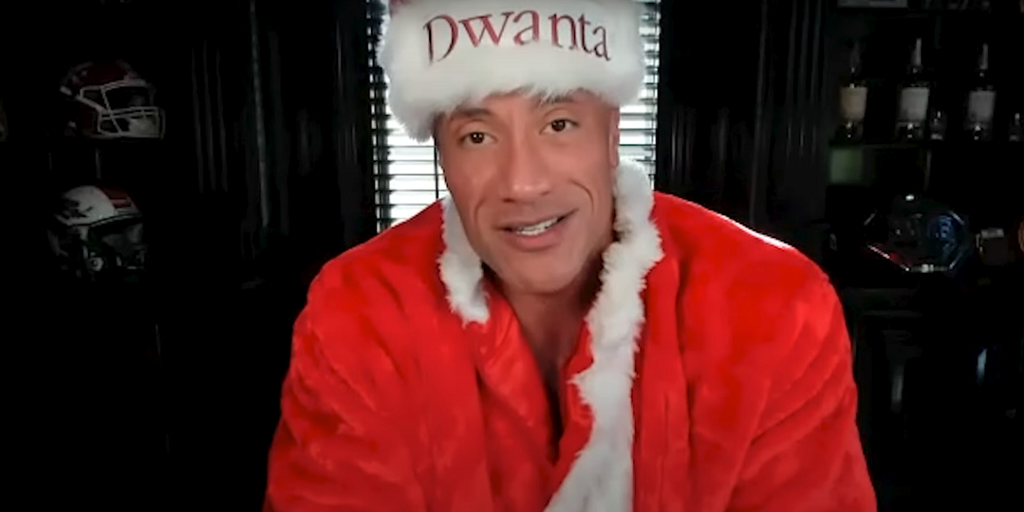 Dwayne Johnson Played Santa And Delivered A Heartwarming Christmas ...