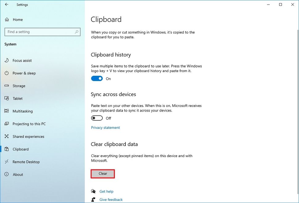 How to clear clipboard data with a shortcut on Windows 10 | Windows Central