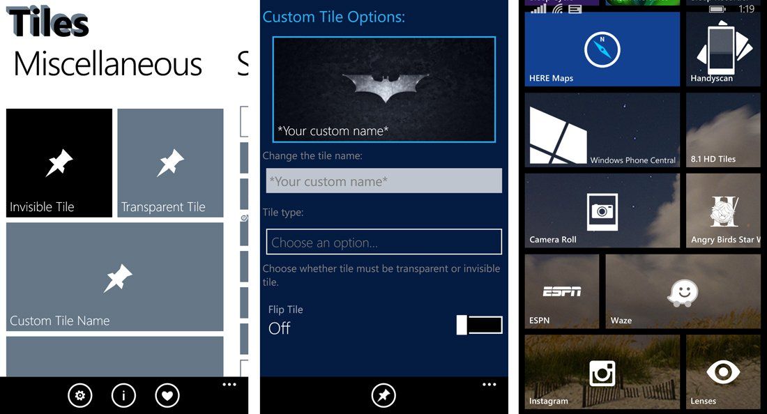 8.1 HD Tiles, delivering transparent Live Tiles to your Windows Phone ...