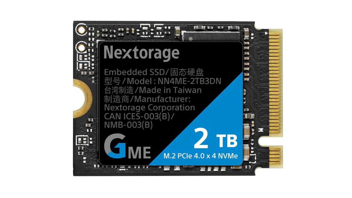 Nextorage launches blisteringly fast SSD for handheld gaming devices ...