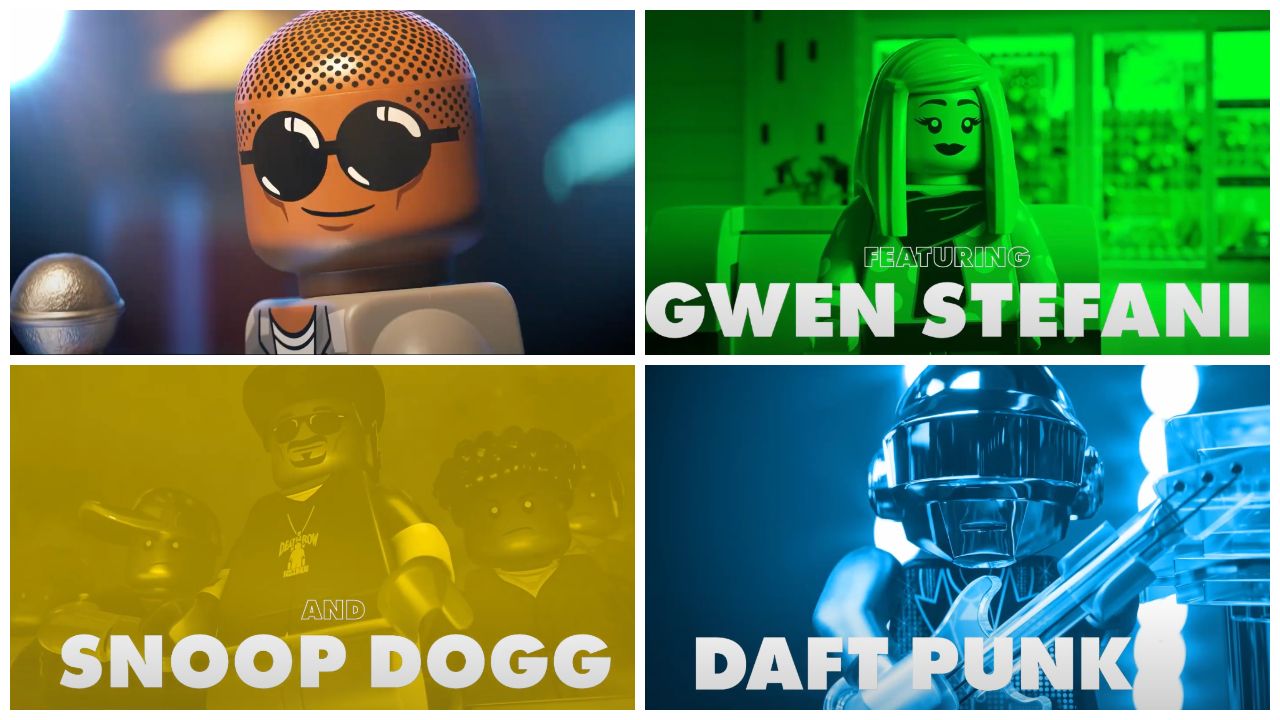 See Gwen Stefani, Snoop Dogg, Daft Punk and more in the trailer for Pharrell Williams’ Lego ...