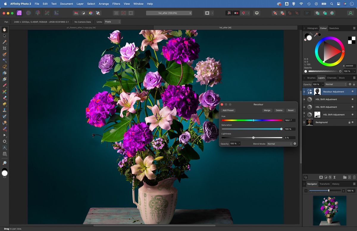 Discover how I perfect colors the easy way with HSL sliders in Affinity ...