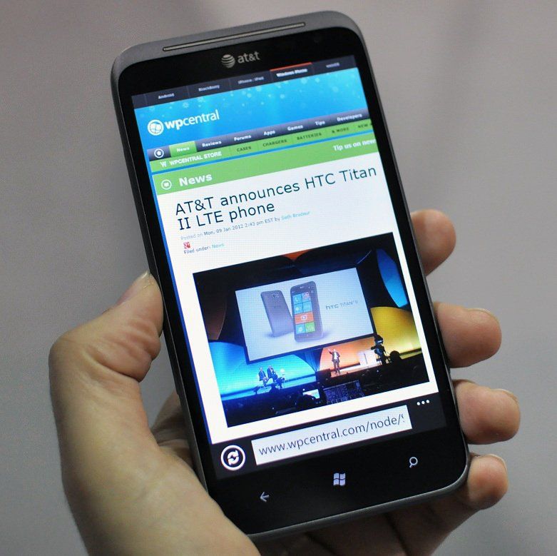 More hands on photos with the HTC TITAN II from CES 2012 | Windows Central