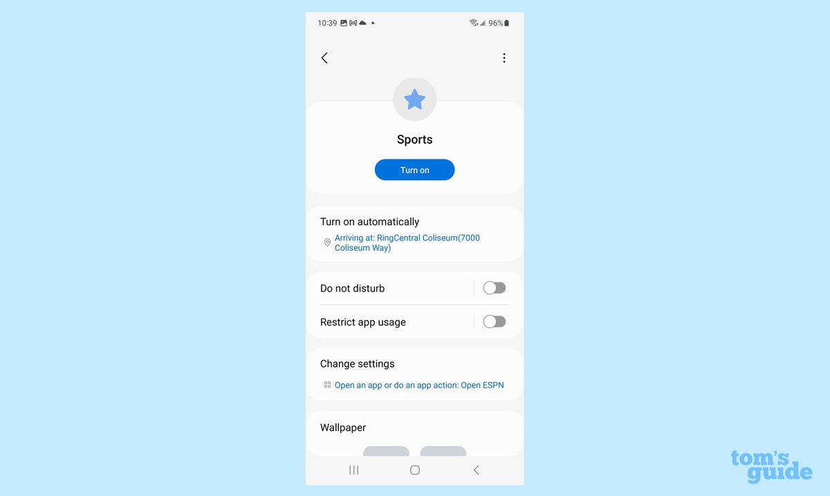 How to set a Mode on a Samsung Galaxy S23 | Tom's Guide