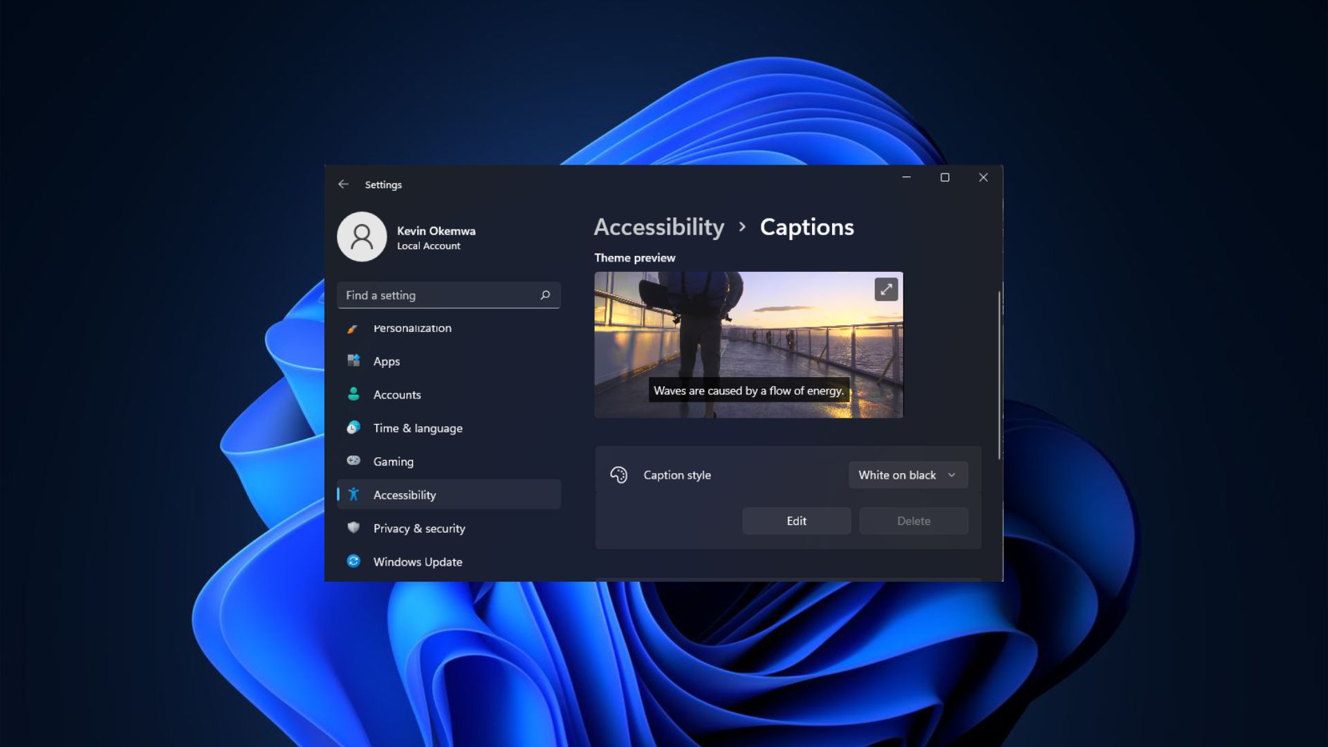 How To Enable And Disable Live Captions In Windows 11