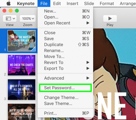 How to Add Password Protection to a Keynote Presentation | Laptop Mag