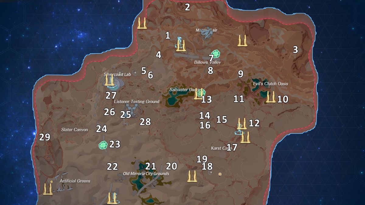 All Tower of Fantasy Old Vera Coin locations and maps | GamesRadar+