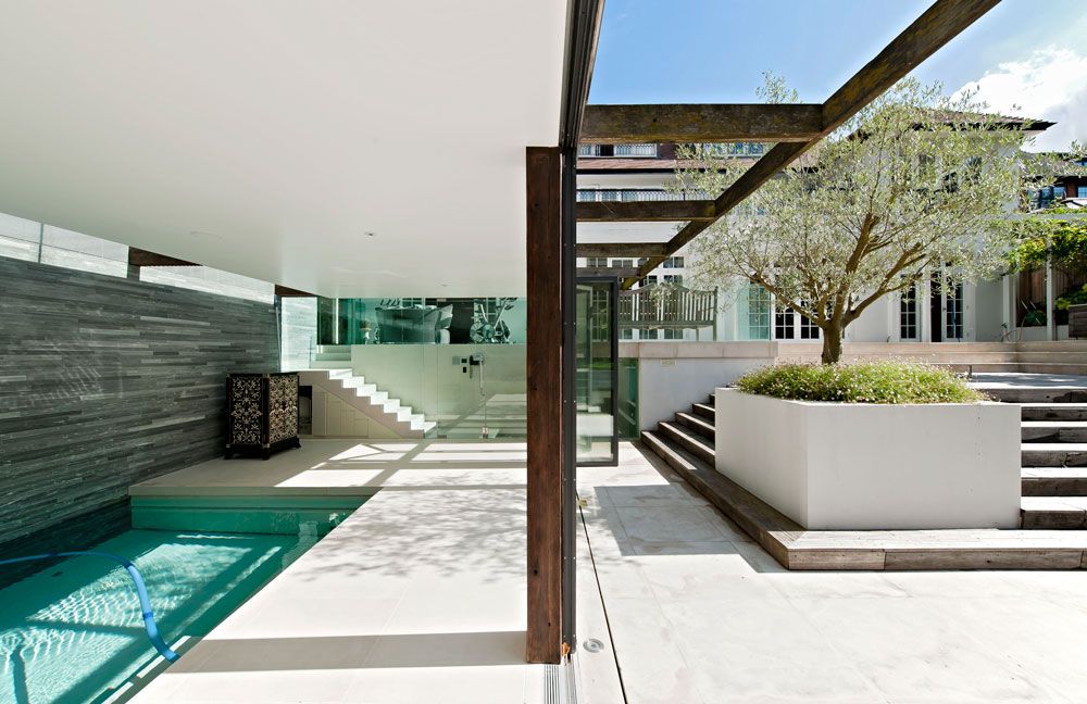 An Enviable Rear Extension With Swimming Pool in London's Highgate