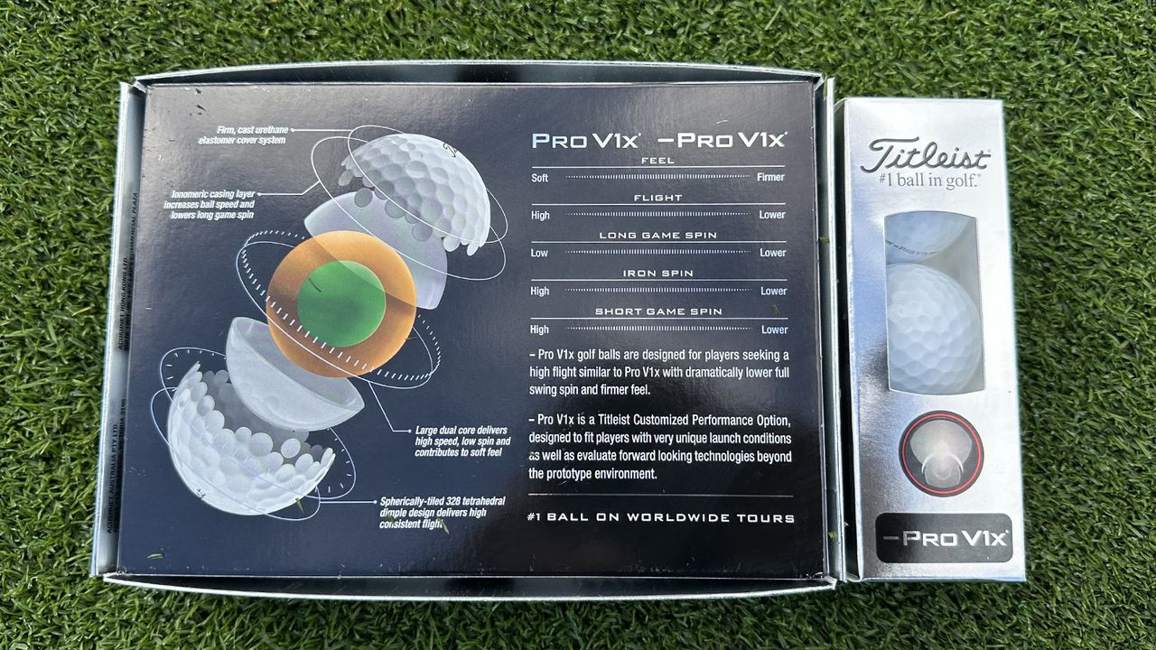Titleist Pro V1x Left Dash Golf Ball Review | Golf Monthly