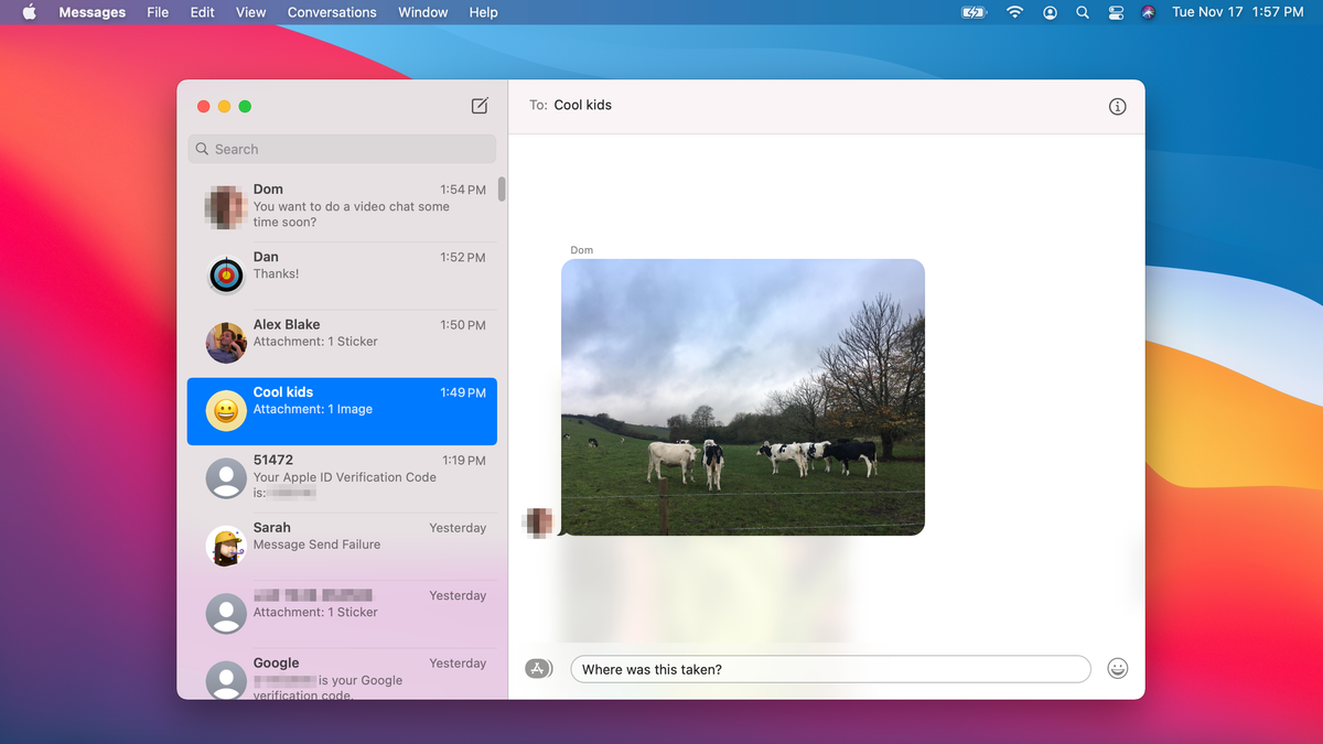 Boost your conversations with macOS Big Sur Messages | TechRadar