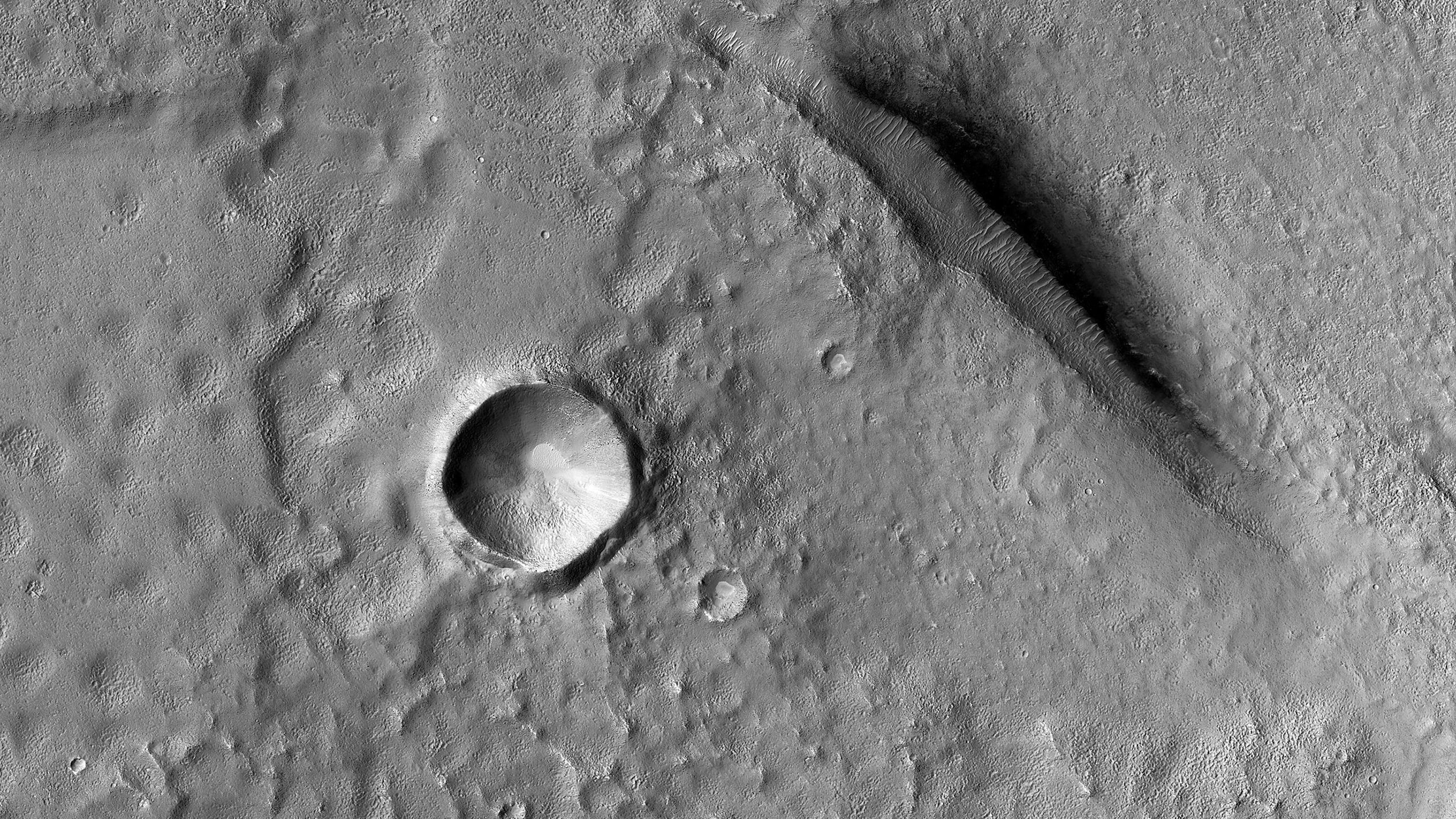 Strange underground polygons on Mars hint at Red Planet's wet past | Space