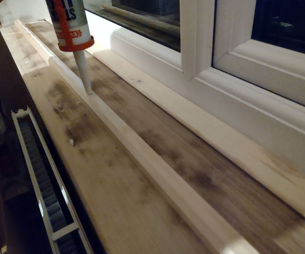 How to renovate a wooden window sill on a DIY basis | Homebuilding