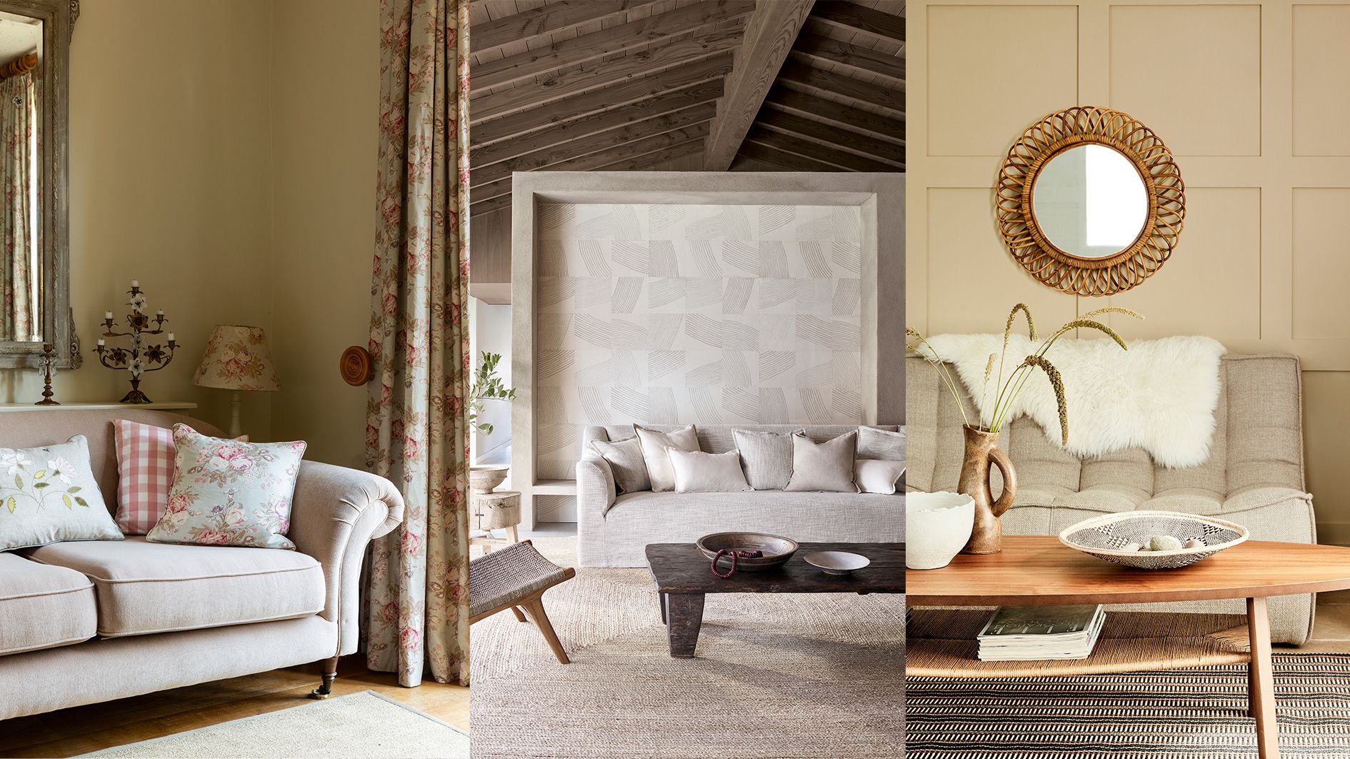 Beige couch living room ideas: 11 versatile, neutral looks | Homes and ...