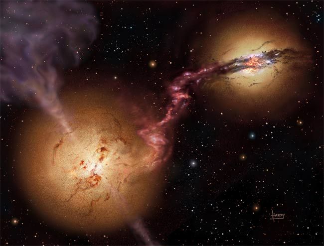 When Galaxies Collide: Photos of Great Galactic Crashes | Space