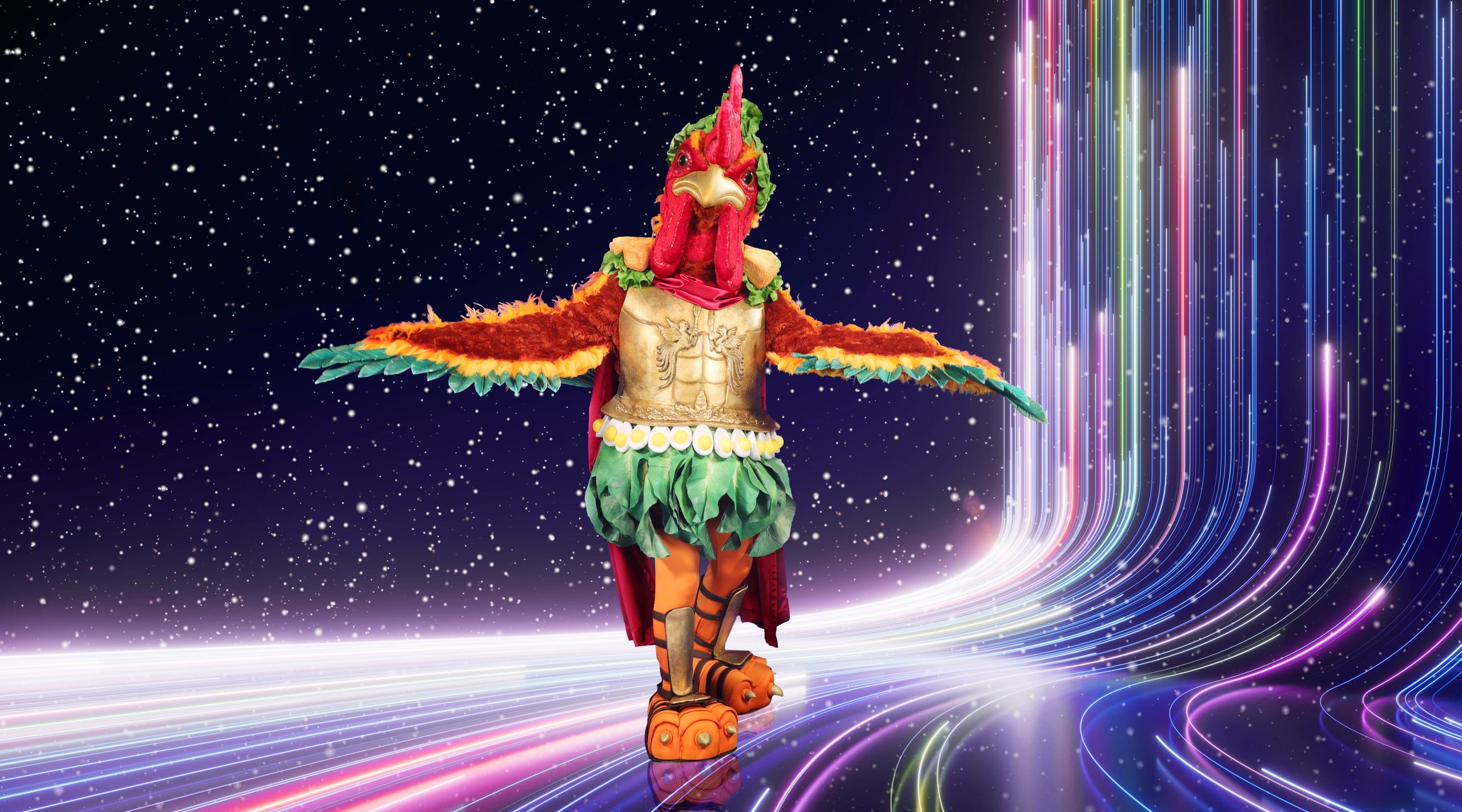 Who is Chicken Caesar in The Masked Singer UK 2024? | What to Watch