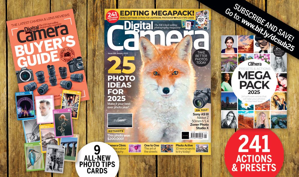 Get 14 bonus gifts with the January 2025 issue of Digital Camera ...