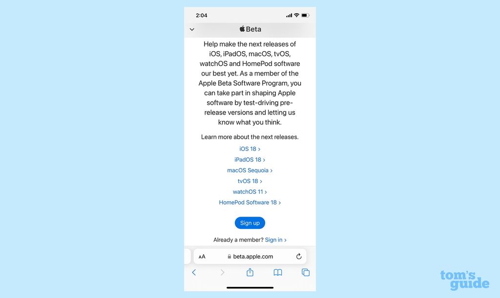 How to download iOS 18 beta | Tom's Guide