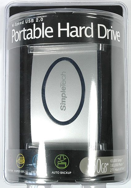 SimpleTech SimpleDrive Portable (250 GB) - Portable Storage ...