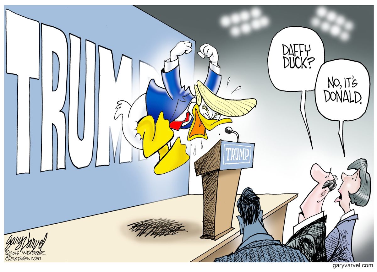 Political cartoon U.S. Donald Trump | The Week